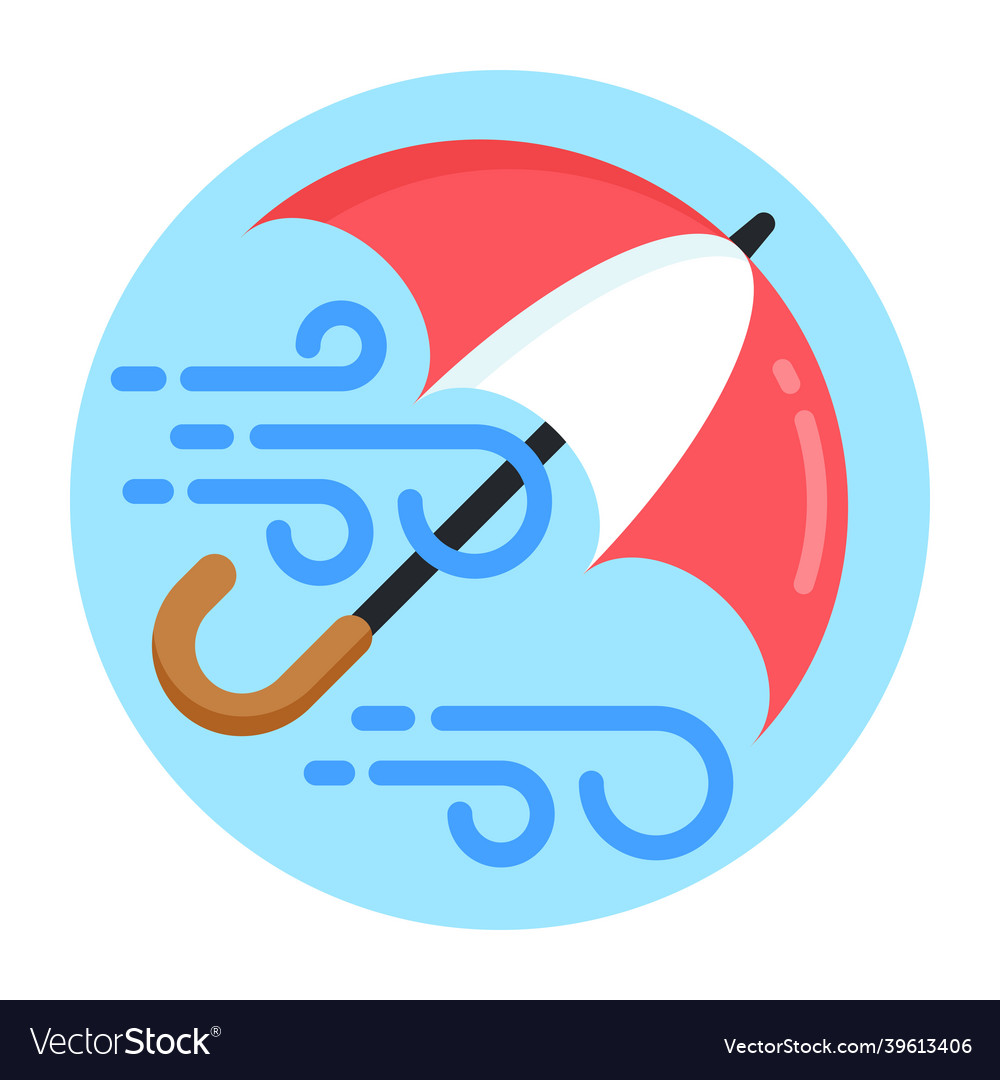Windstorm Royalty Free Vector Image - VectorStock
