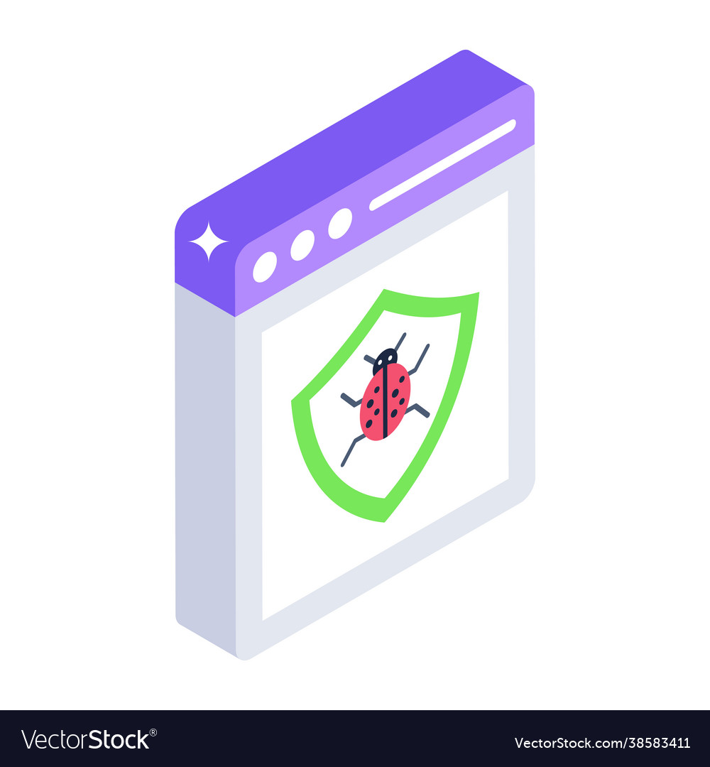 Malicious web Royalty Free Vector Image - VectorStock