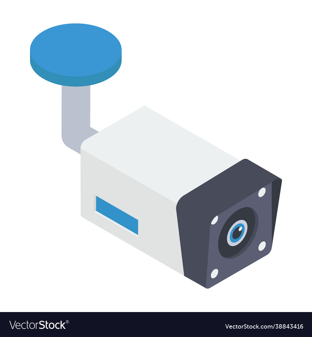 Cctv camera Royalty Free Vector Image - VectorStock
