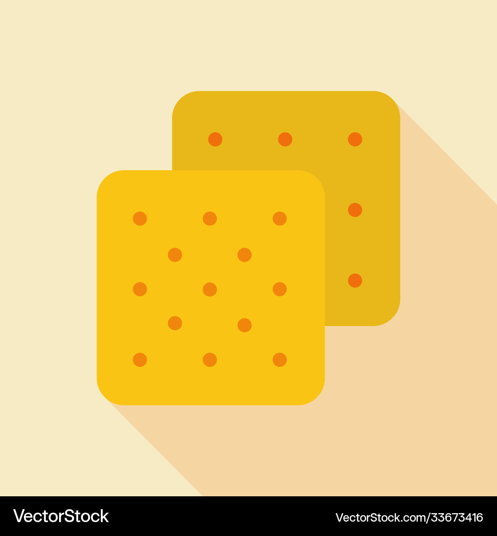 Cookie icon fast food sign Royalty Free Vector Image