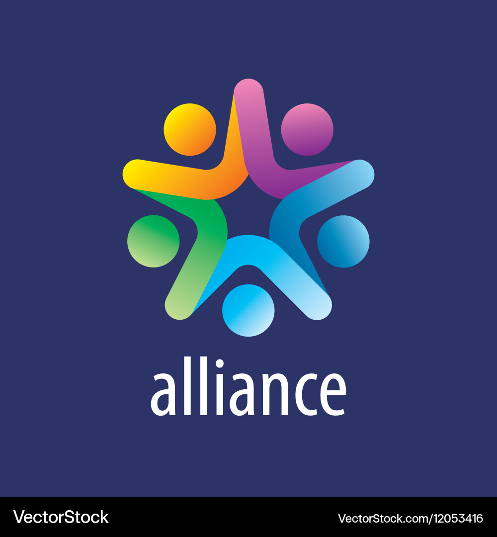 Logo alliance Royalty Free Vector Image - VectorStock