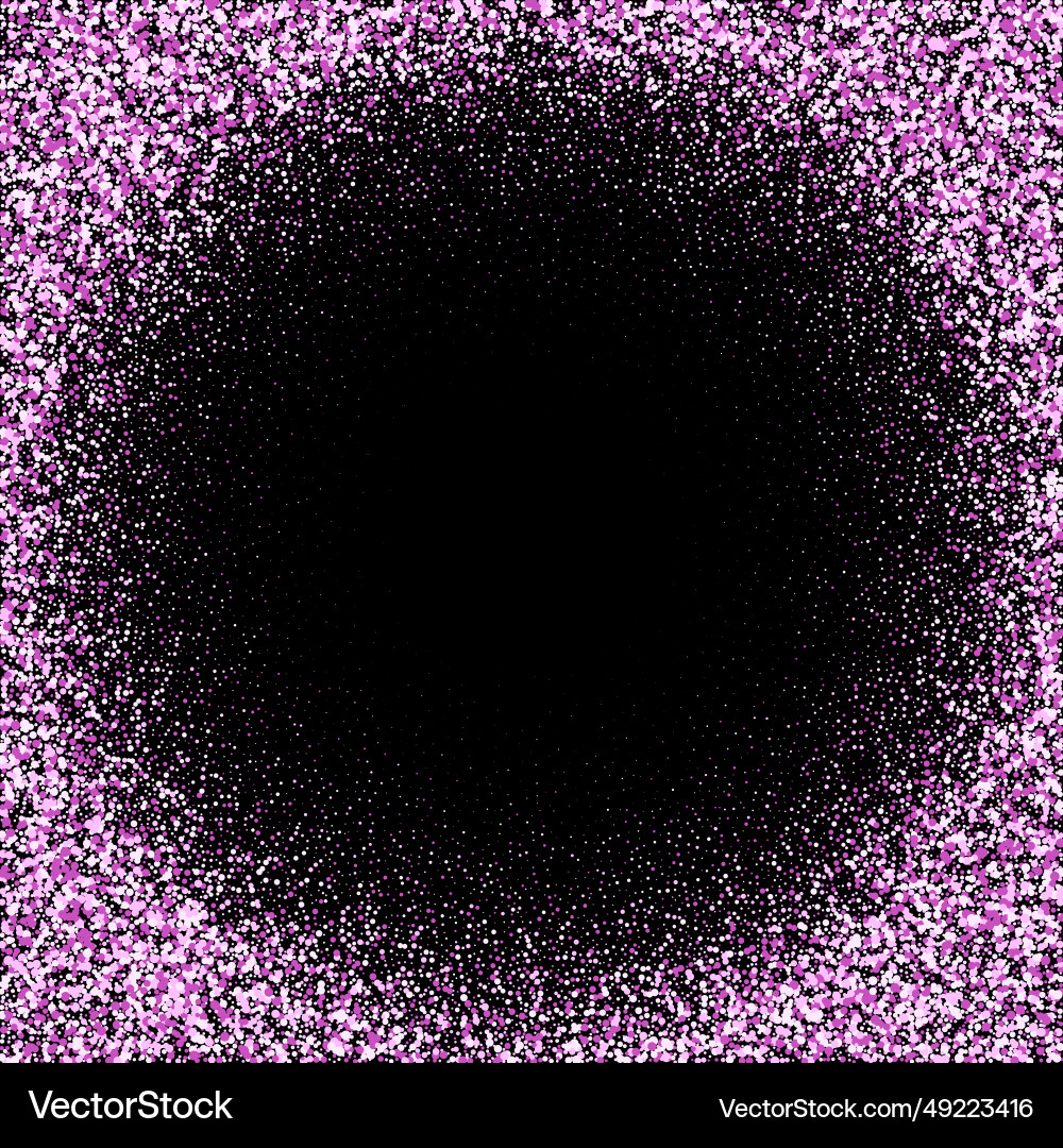 Shiny purple circles photo frame abstract Vector Image