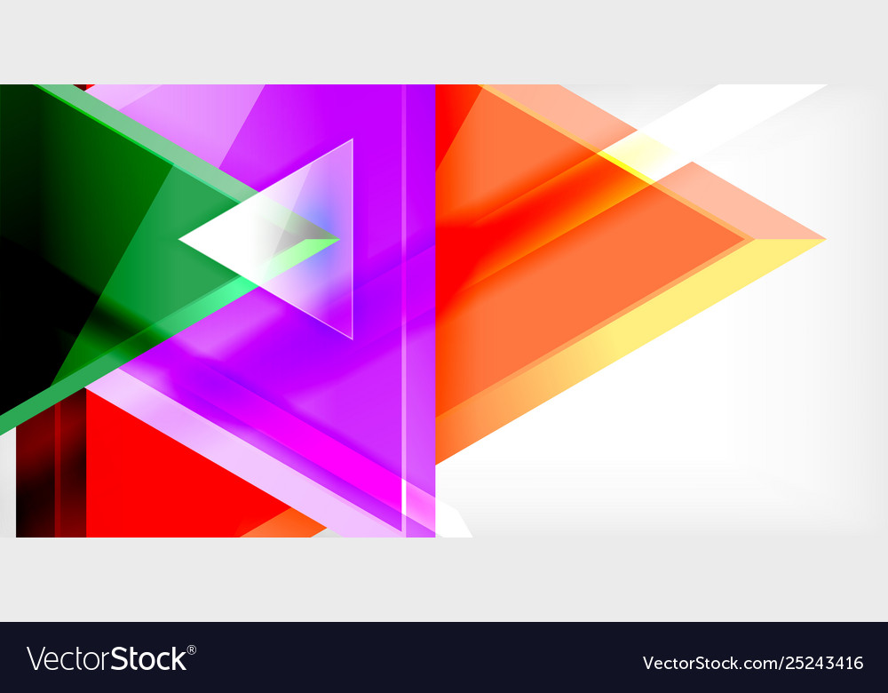 Triangle abstract background Royalty Free Vector Image