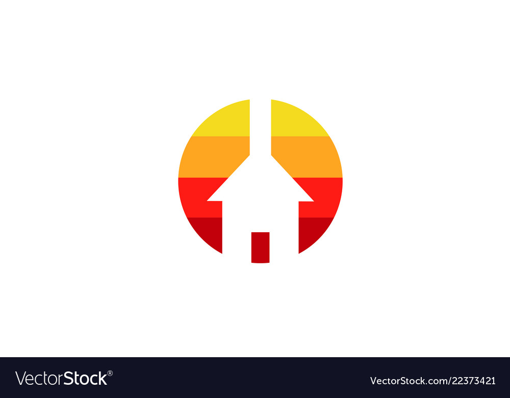 Circle power logo Royalty Free Vector Image - VectorStock