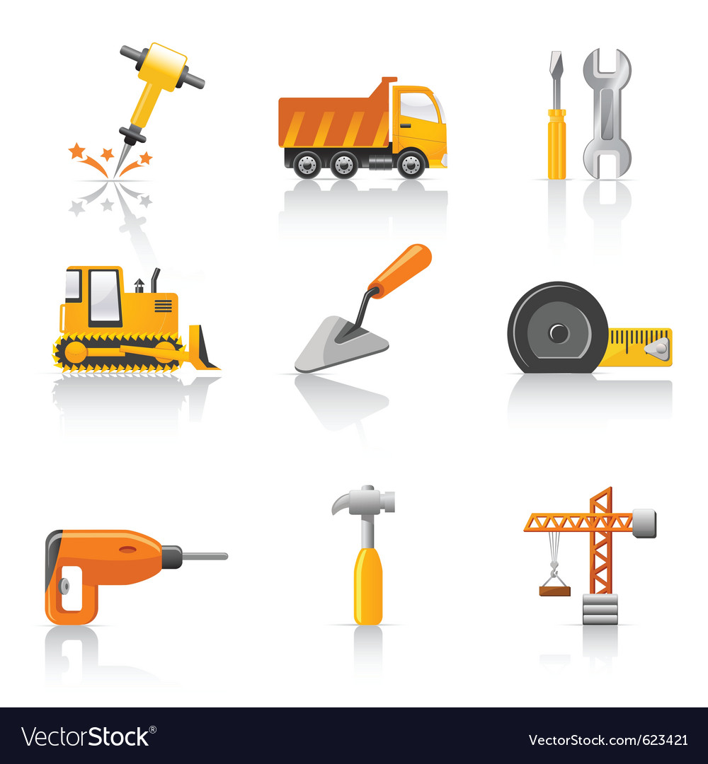 Construction tools Royalty Free Vector Image - VectorStock