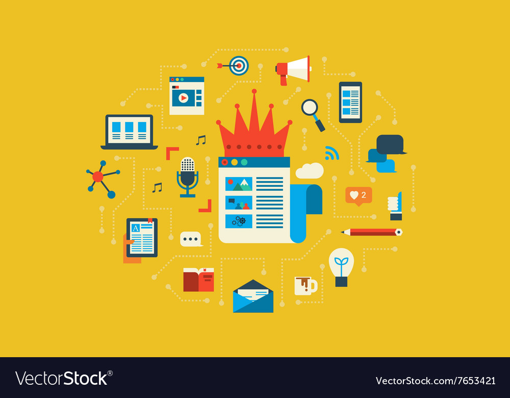 Content Royalty Free Vector Image - VectorStock