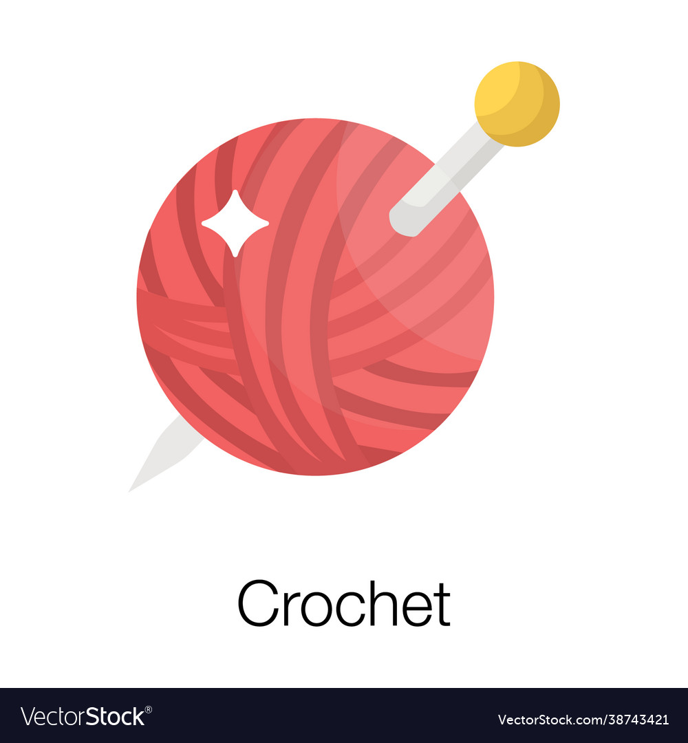 Crochet Royalty Free Vector Image - VectorStock