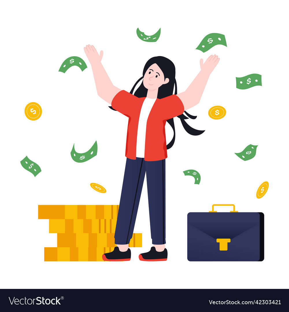 Earnings Royalty Free Vector Image - VectorStock
