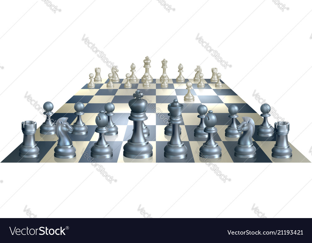 Game chess Royalty Free Vector Image - VectorStock
