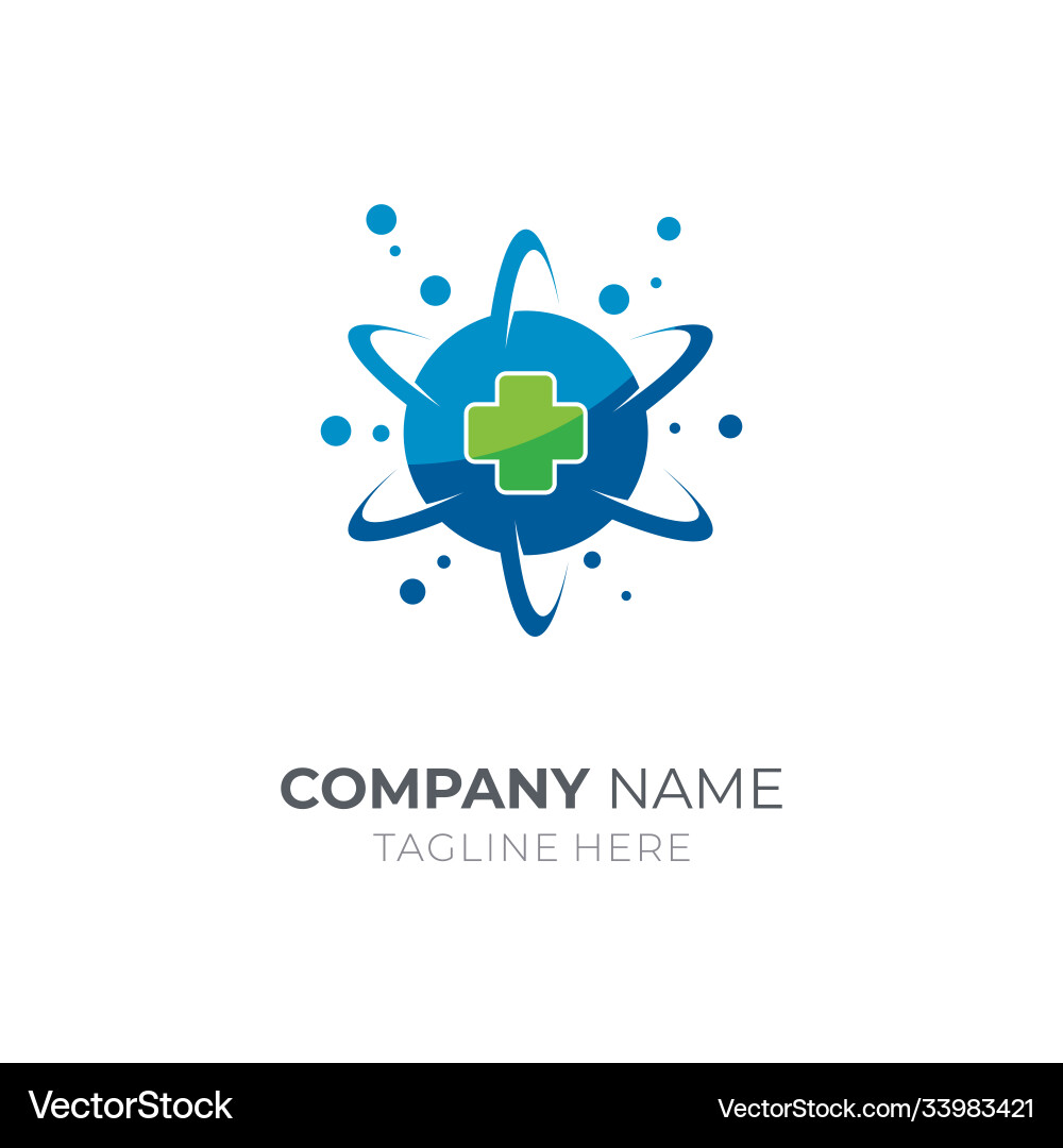 Healthy world logo Royalty Free Vector Image - VectorStock