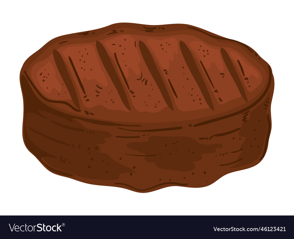Meat grill icon Royalty Free Vector Image - VectorStock