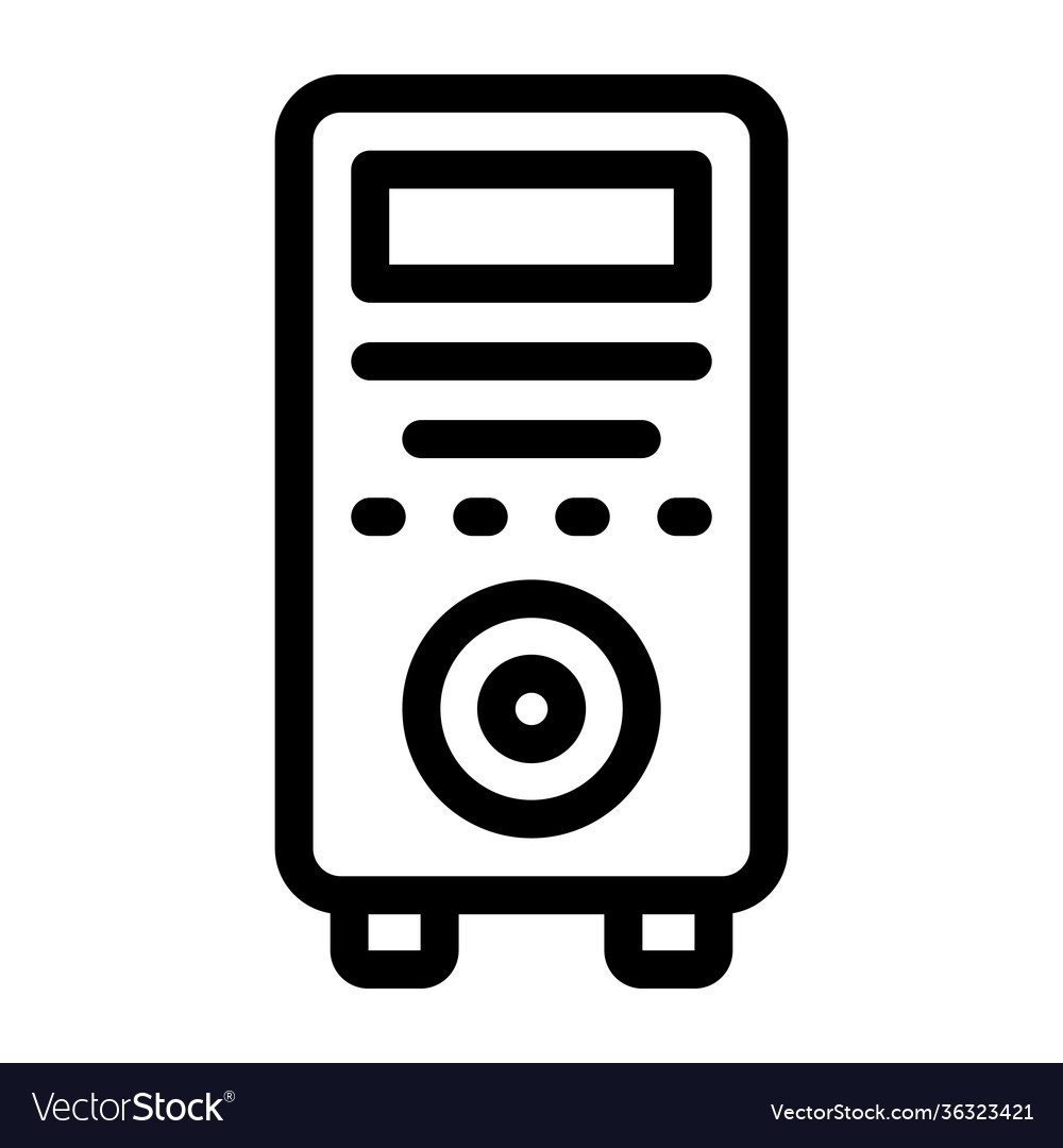 Pc tower Royalty Free Vector Image - VectorStock