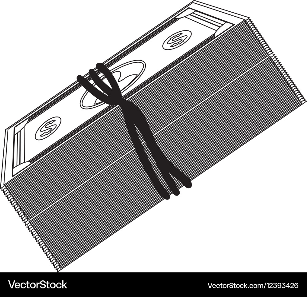 Money billets cash Royalty Free Vector Image - VectorStock