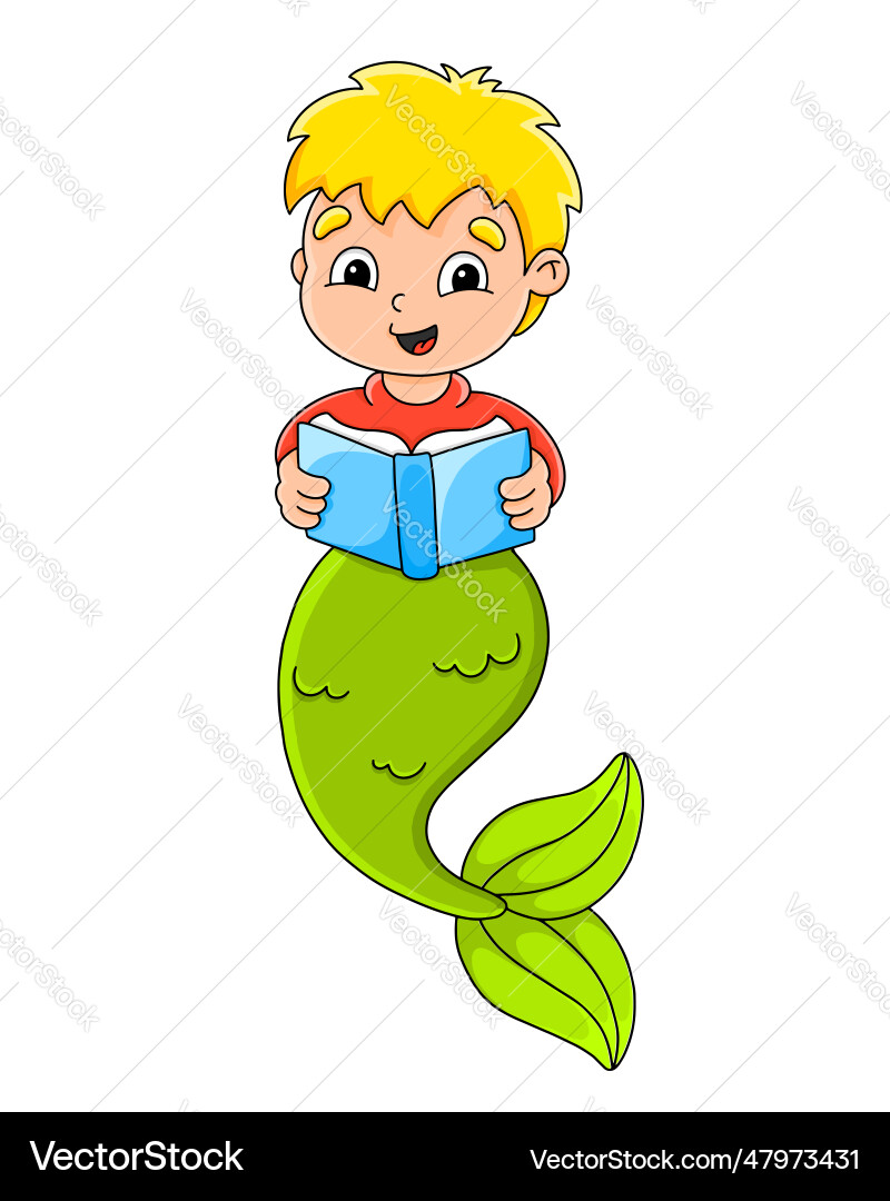 Cartoon character isolated on white background Vector Image