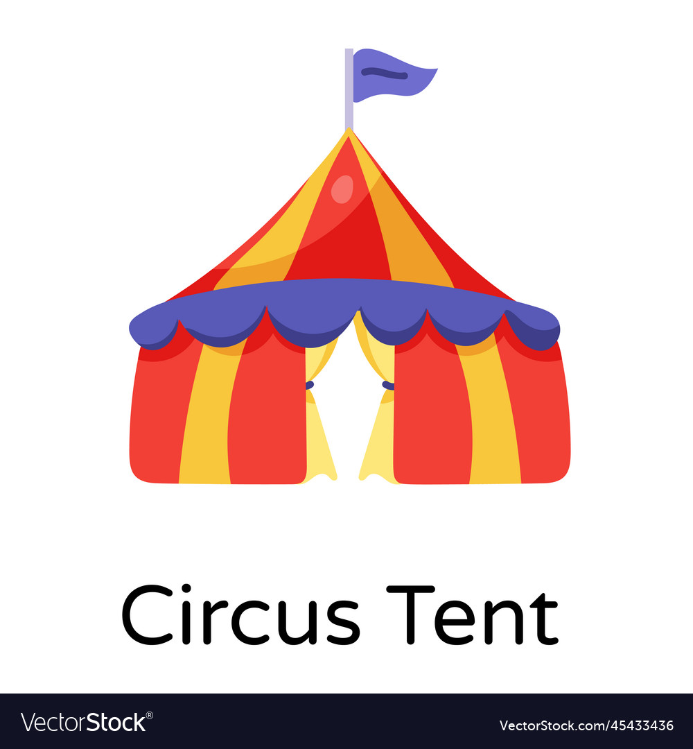 Circus tent Royalty Free Vector Image - VectorStock