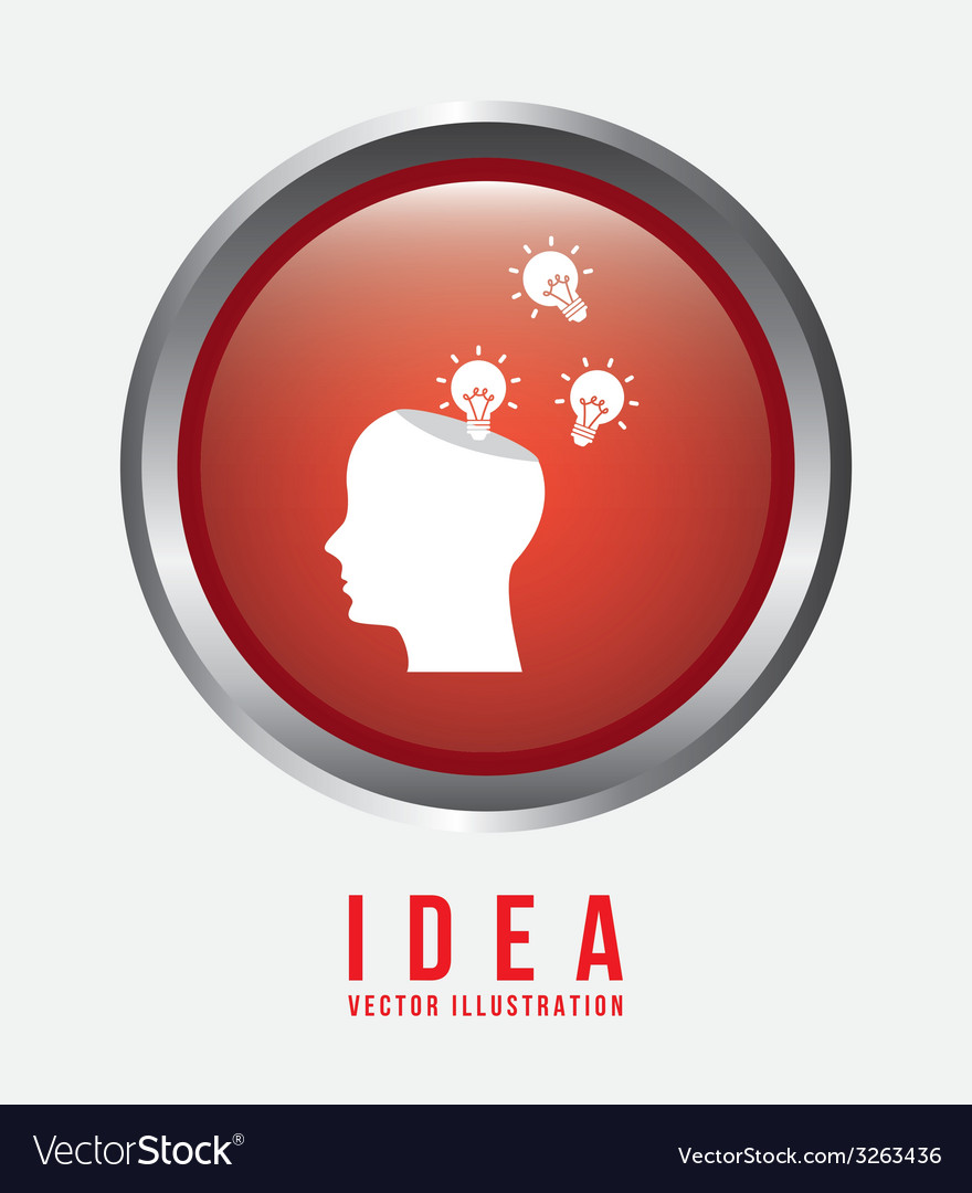 Idea design Royalty Free Vector Image - VectorStock
