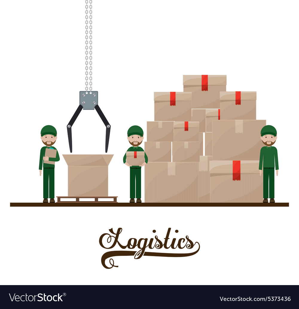 Logistics design Royalty Free Vector Image - VectorStock