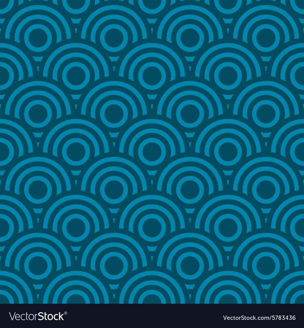 Seamless wave pattern background Royalty Free Vector Image