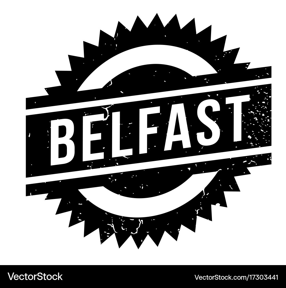 Belfast rubber stamp Royalty Free Vector Image