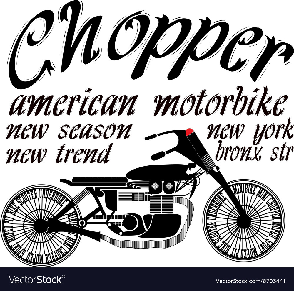 Chopper Royalty Free Vector Image - VectorStock