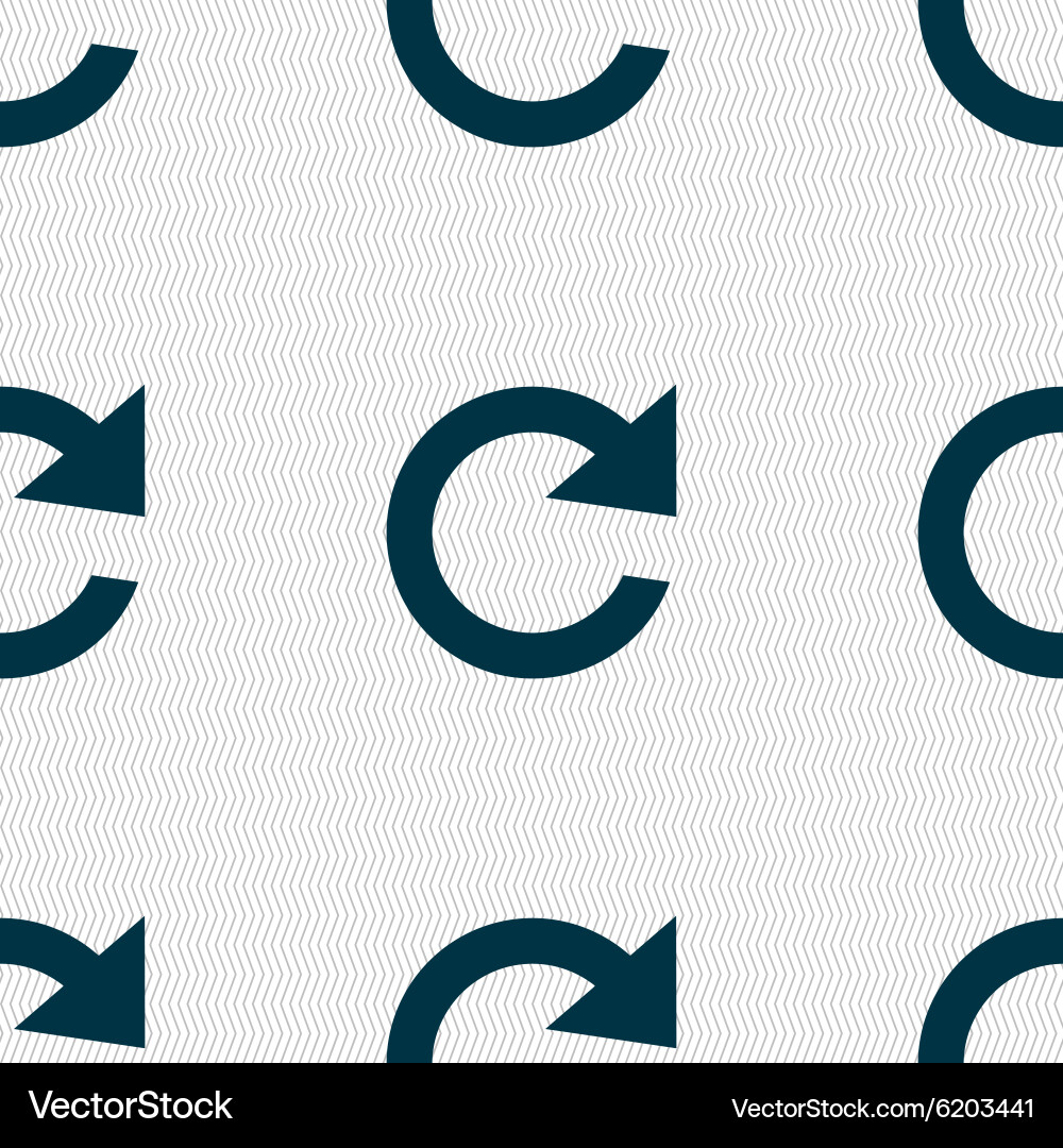 Update sign icon full rotation arrow symbol Vector Image