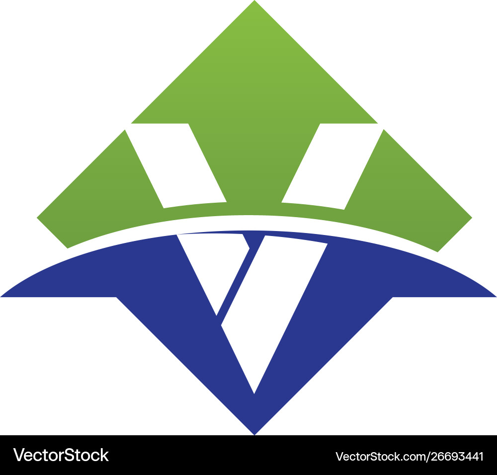 V logo images stock Royalty Free Vector Image - VectorStock