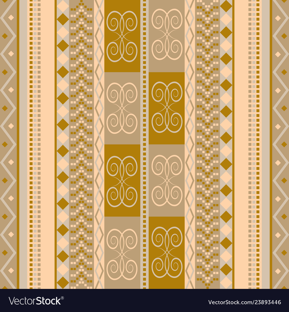 Continuous traditional texture Royalty Free Vector Image