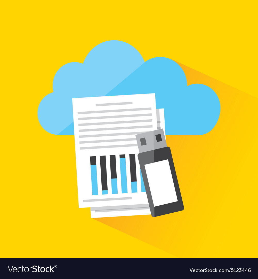 Storage device Royalty Free Vector Image - VectorStock