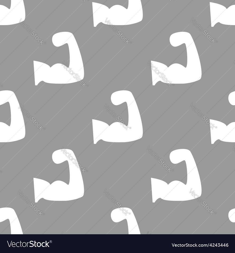 Strength seamless pattern Royalty Free Vector Image