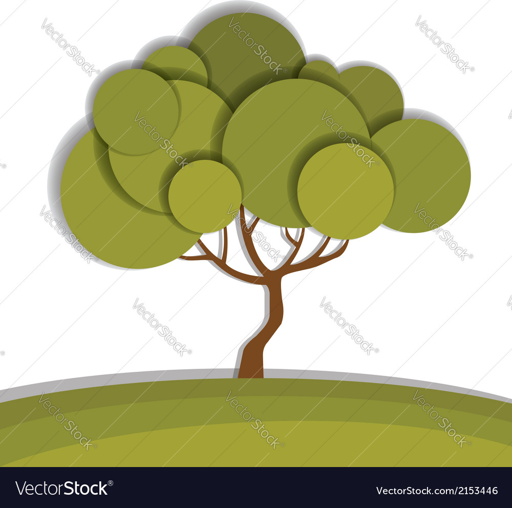 Tree Royalty Free Vector Image - VectorStock