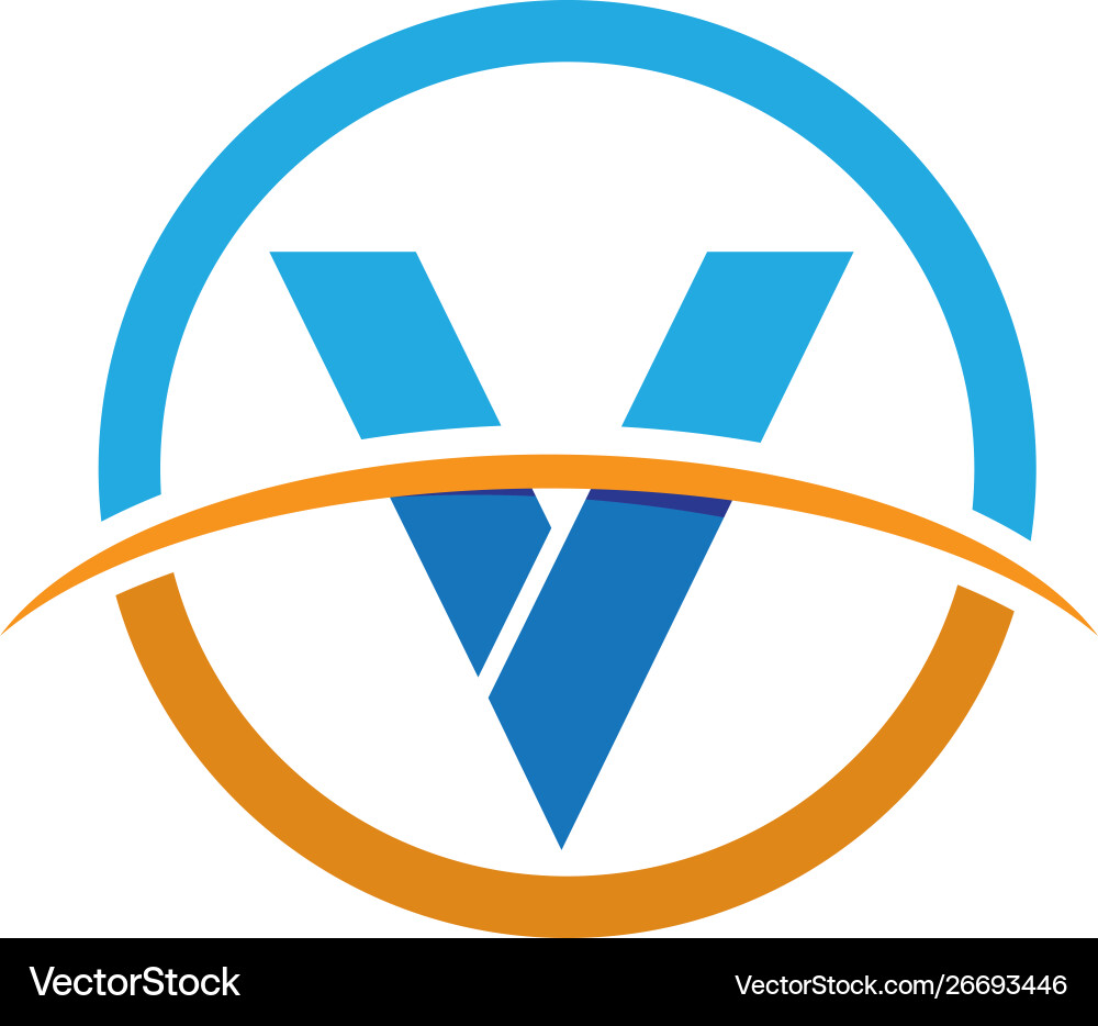 V logo images stock Royalty Free Vector Image - VectorStock