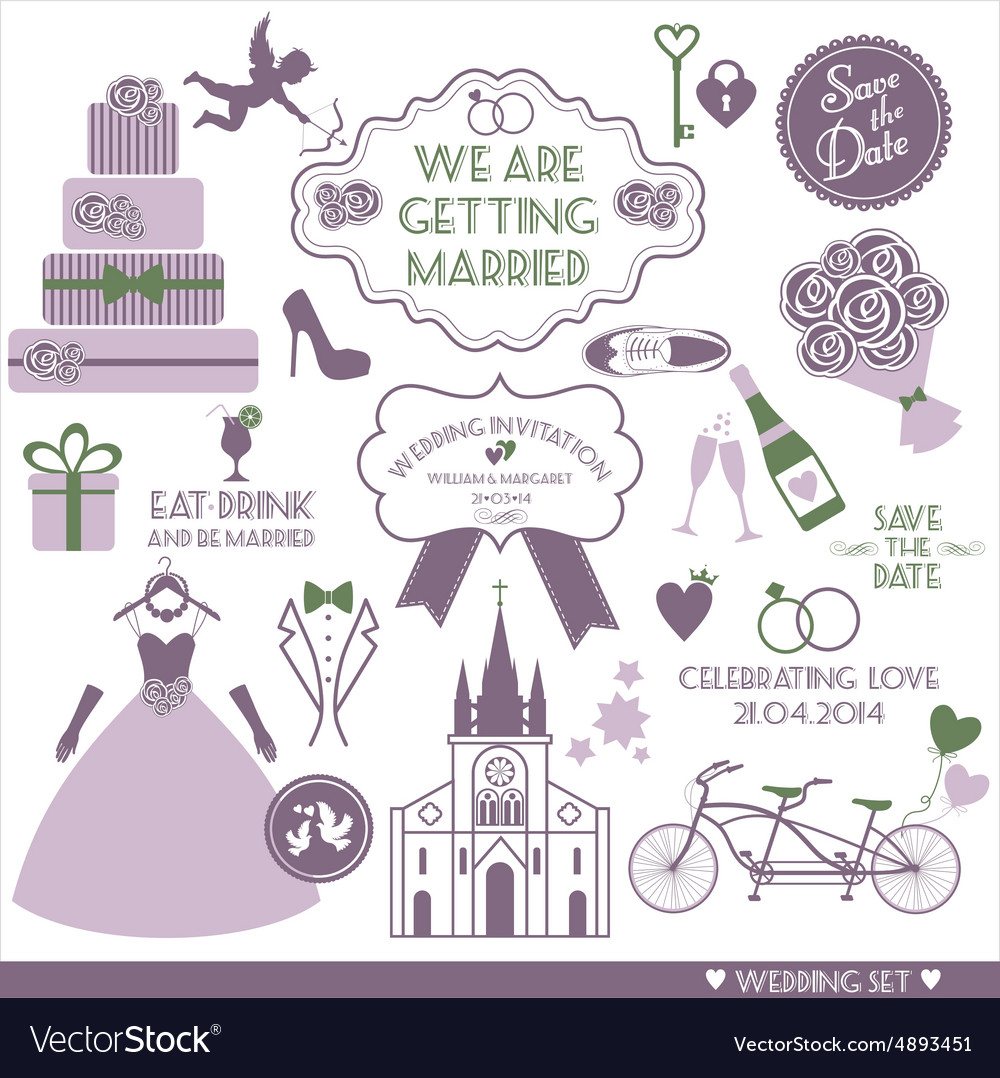 Vector Graphics Wedding