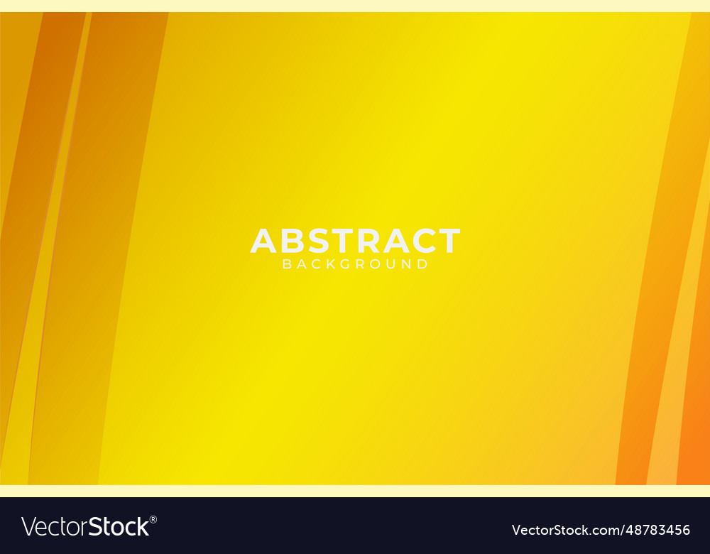 Abstract yellow gradient background design Vector Image