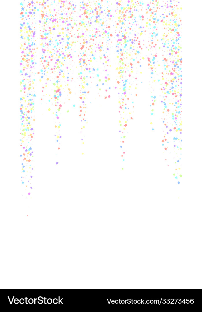 Festive interesting confetti celebration stars c Vector Image