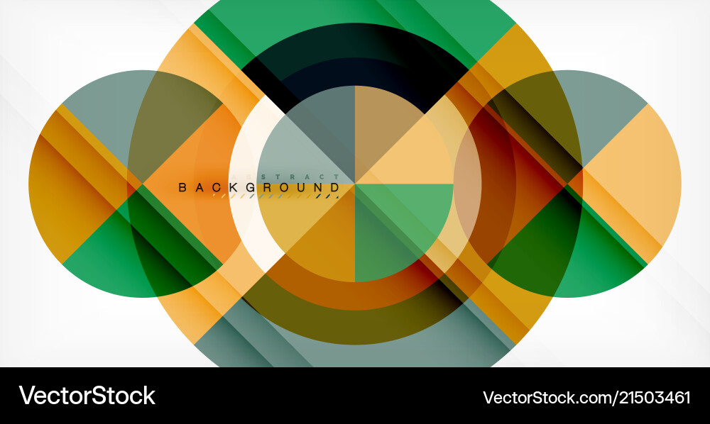 Circle abstract background Royalty Free Vector Image