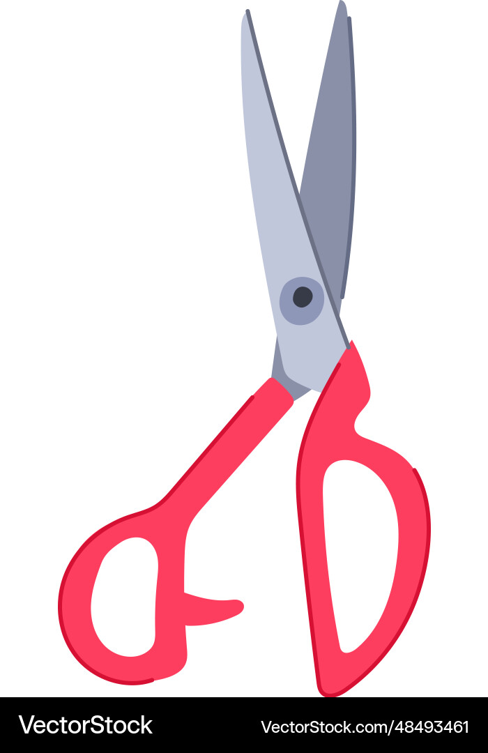 Scissor scissor cartoon Royalty Free Vector Image