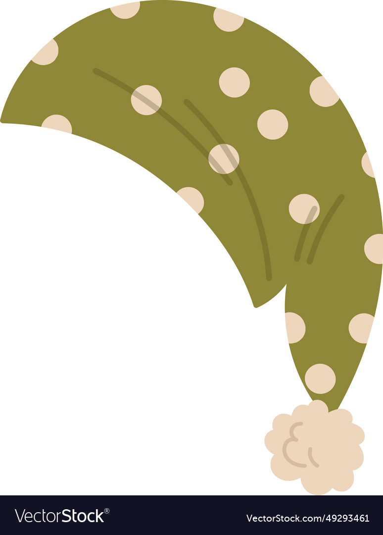 Sleeping hat accessory Royalty Free Vector Image