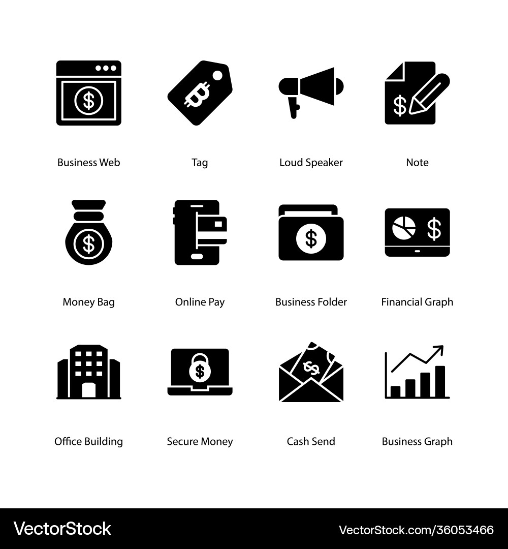 Business and finance Royalty Free Vector Image