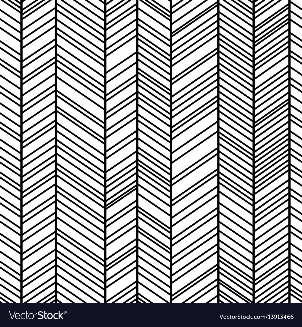 Trendy simple seamless many zigzag pattern Vector Image