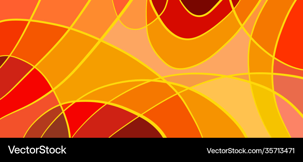 Abstract painting in a simple style in form Vector Image