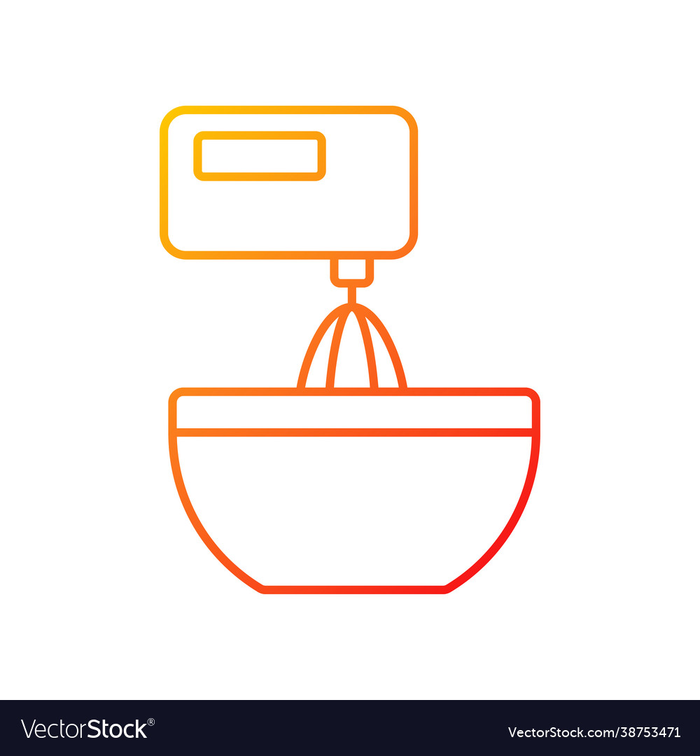 Mixer gradient linear icon Royalty Free Vector Image