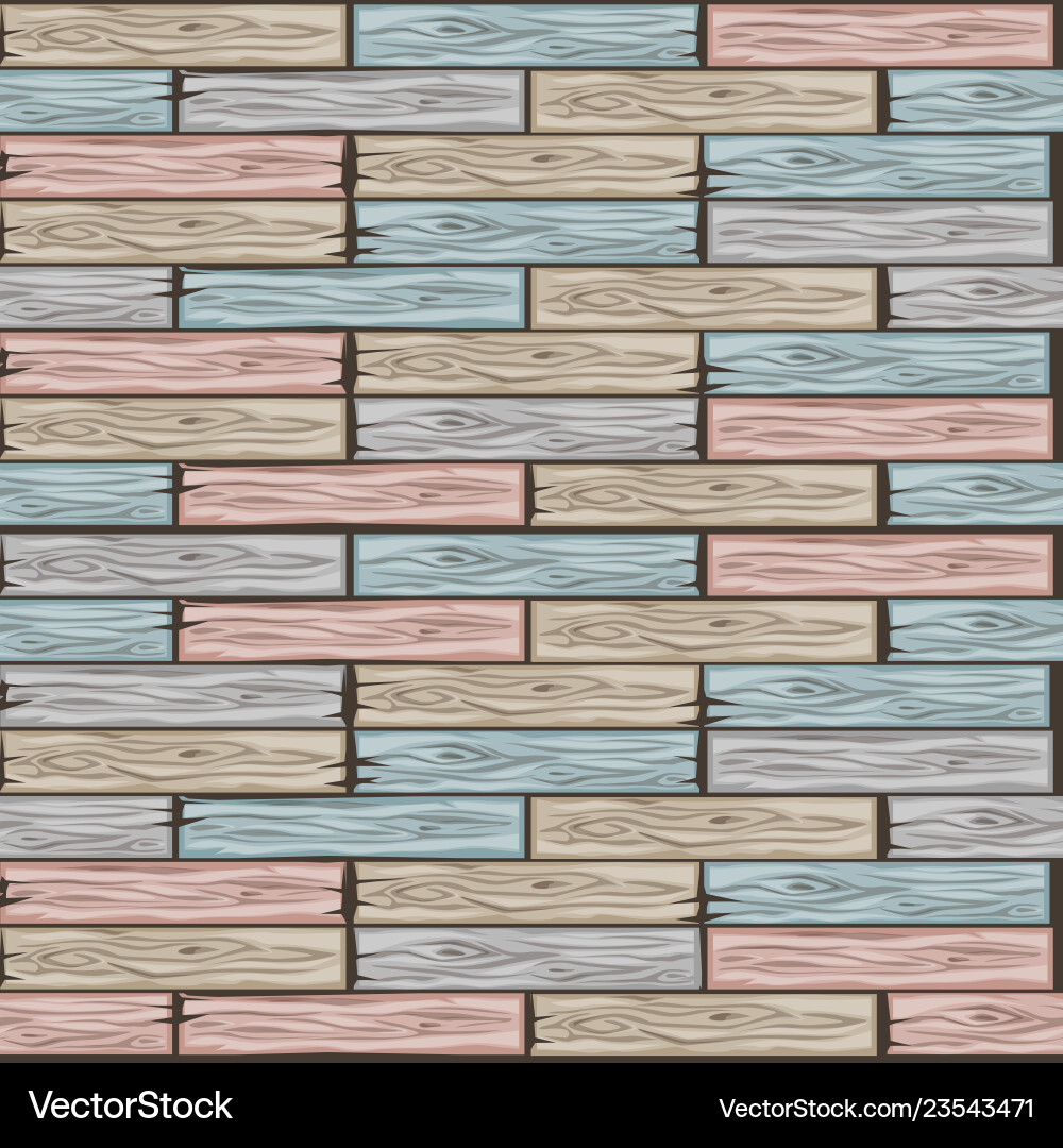 Wood floor tiles pattern seamless texture wooden Vector Image