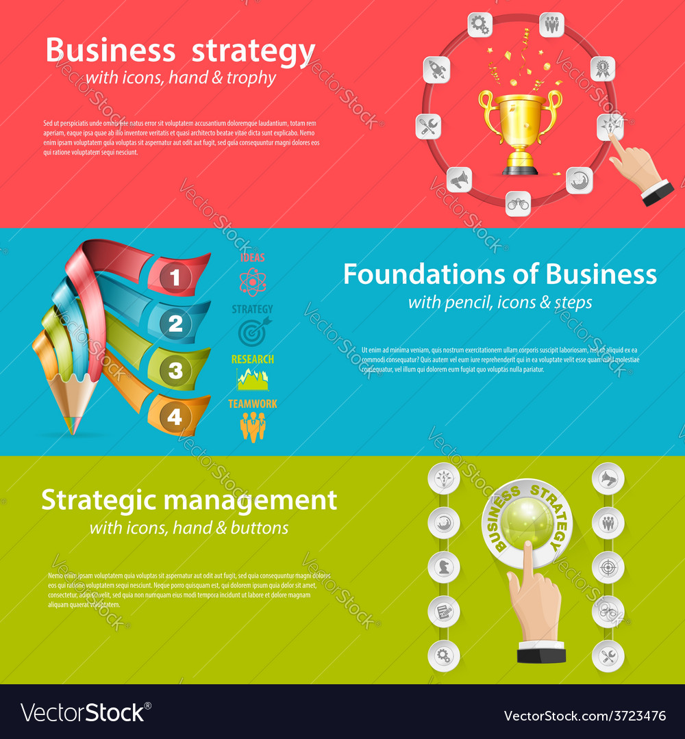 Business strategy Royalty Free Vector Image - VectorStock