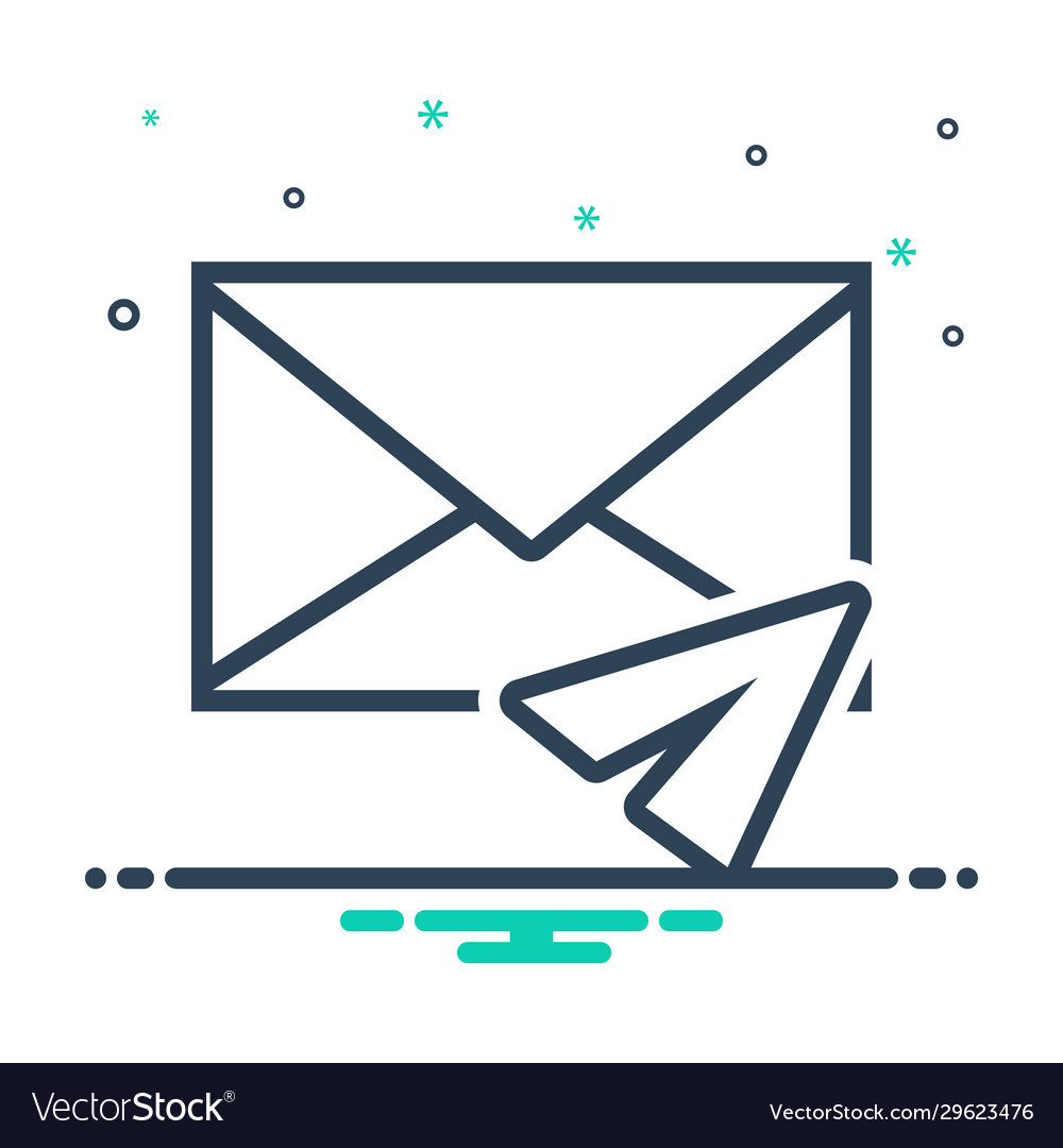 Direct message Royalty Free Vector Image - VectorStock