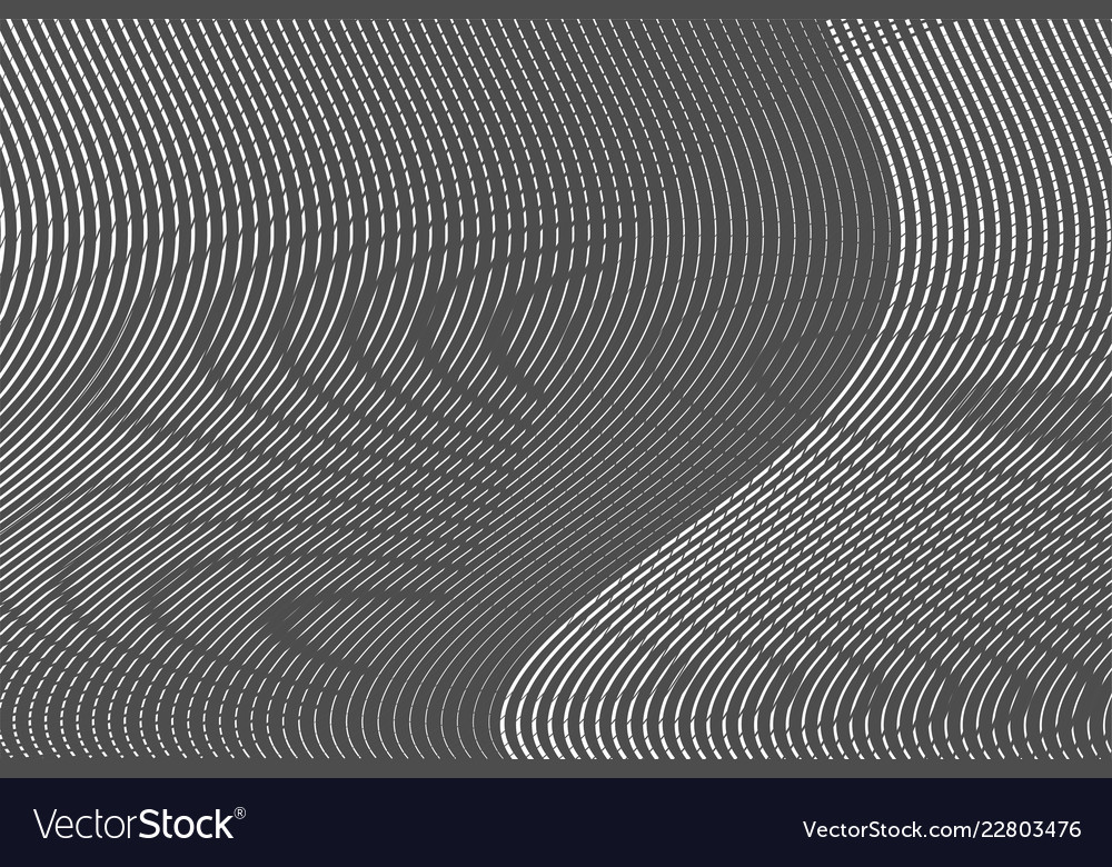 Monochrome Abstract Gradient Background With Moire