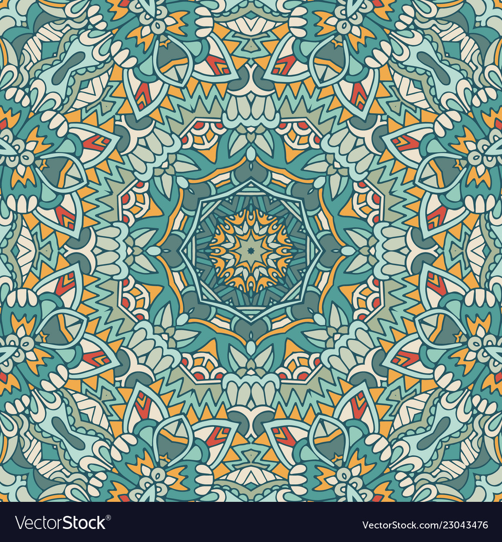 Seamless abstract tiled pattern background Vector Image