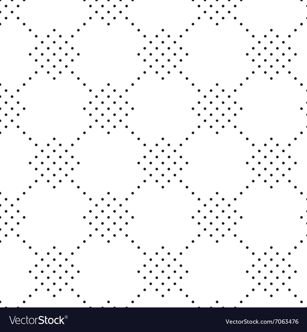 Seamless pattern of dots Royalty Free Vector Image