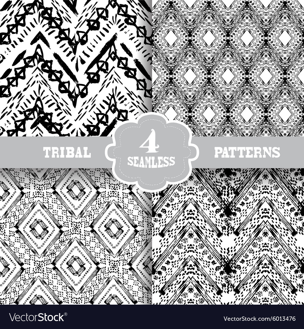 Seamless patterns Royalty Free Vector Image - VectorStock