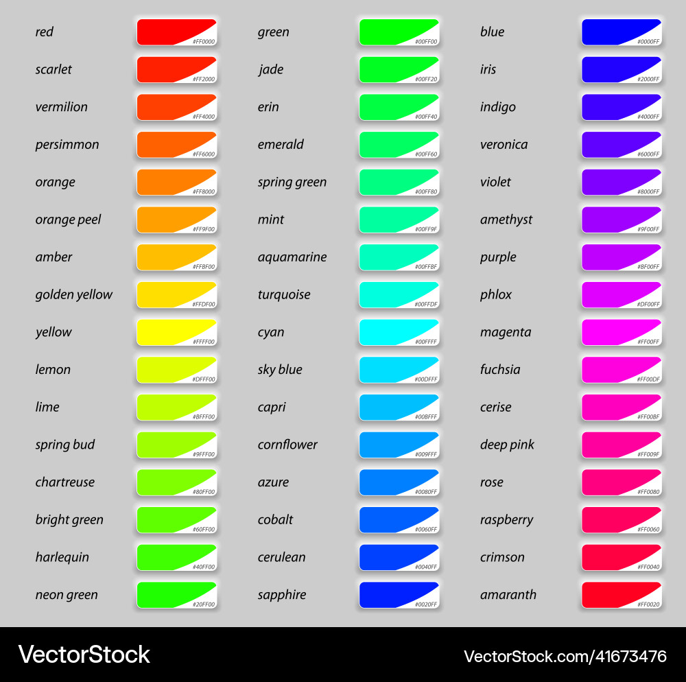 Swatch color palette neomorphism style design Vector Image