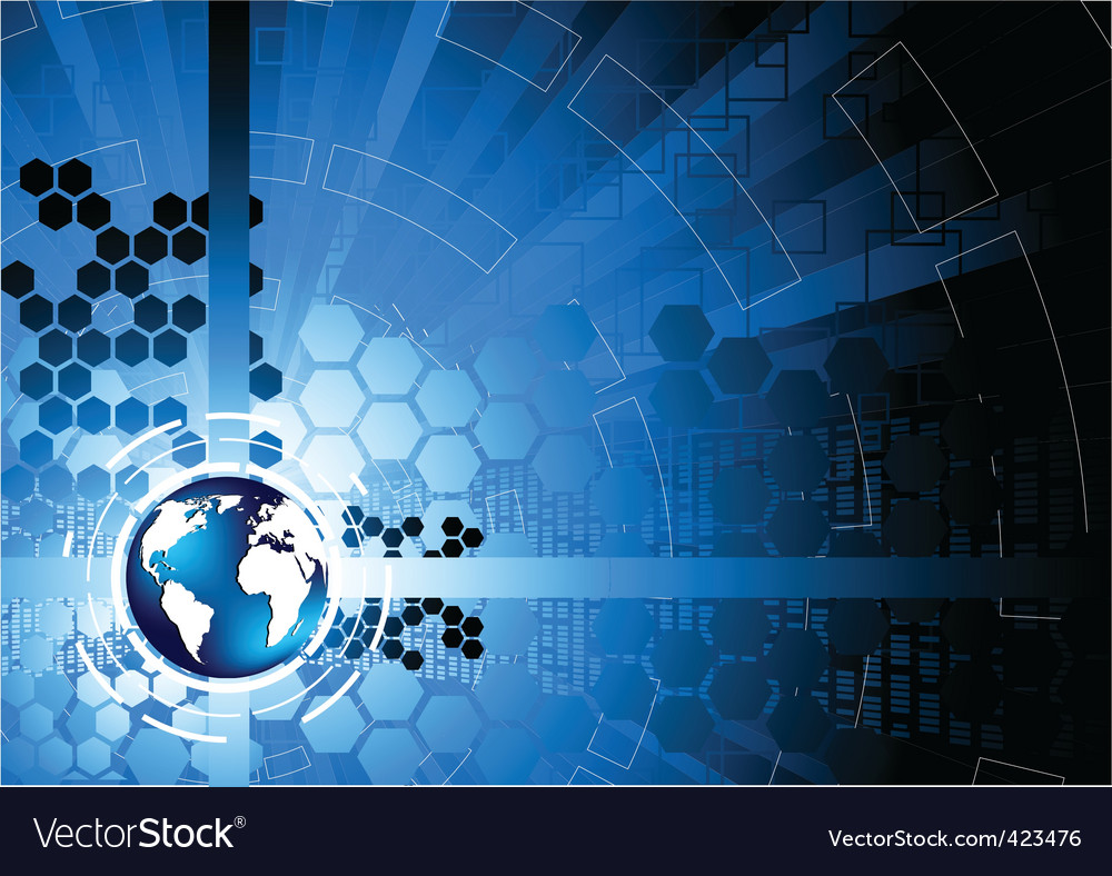 Tech background Royalty Free Vector Image - VectorStock